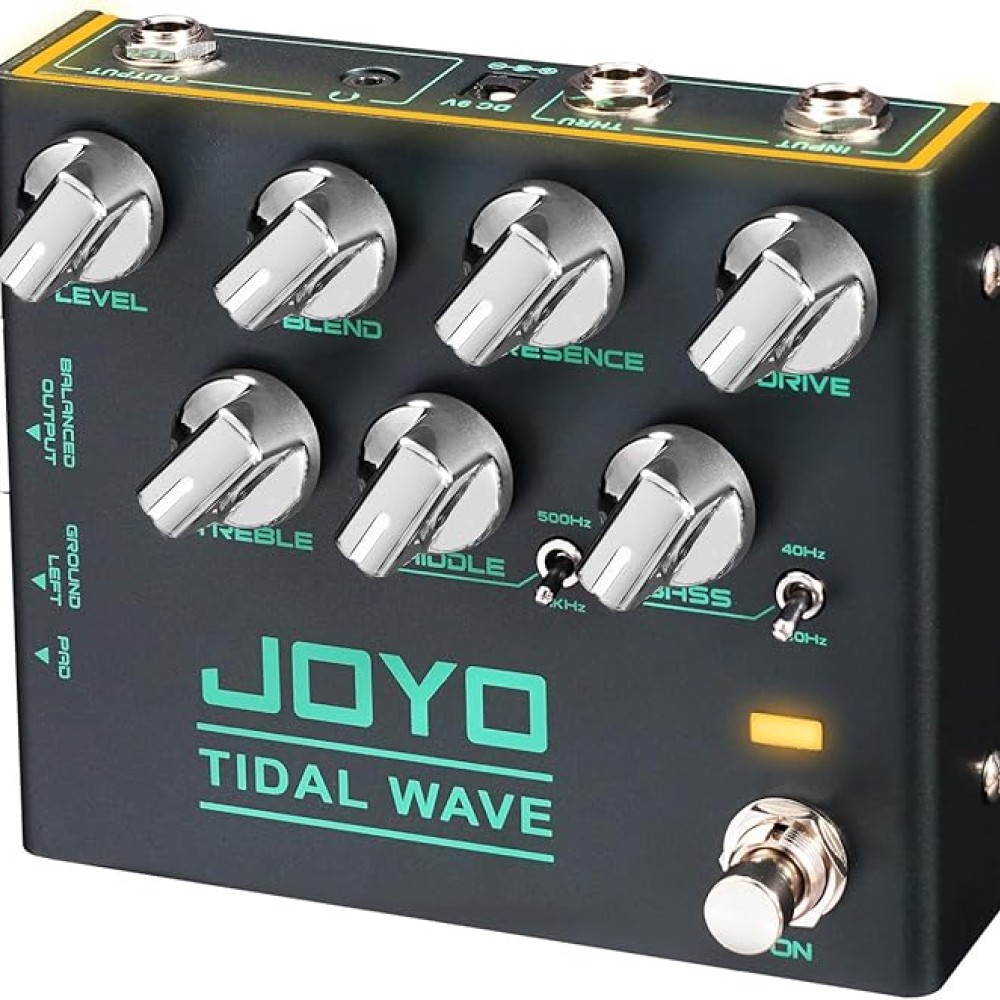 JOYO R-30 Tidal Wave Bass Guitar Preamp Overdrive Pedal with ...