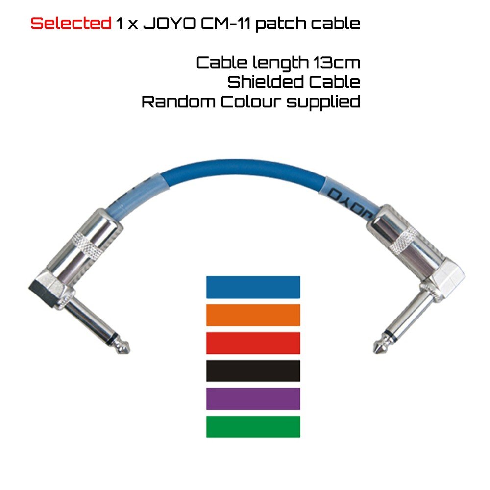 JOYO Cm-11 Short Guitar Patch Cable 13Cm - SIngle - JOYO UK
