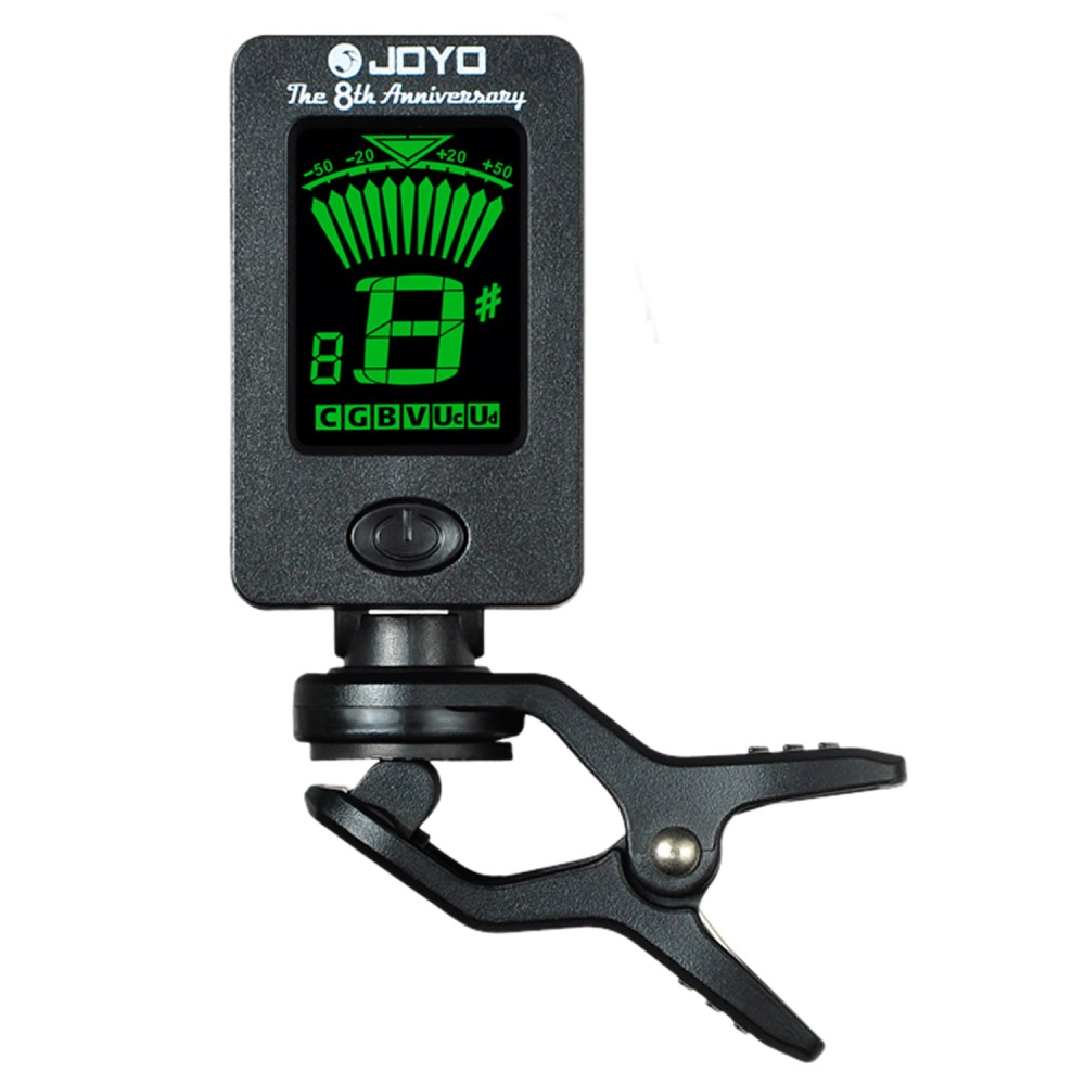 Tuners : Jt-01 JOYO 8Th Anniversary Tuner - Chromatic, Guitar,